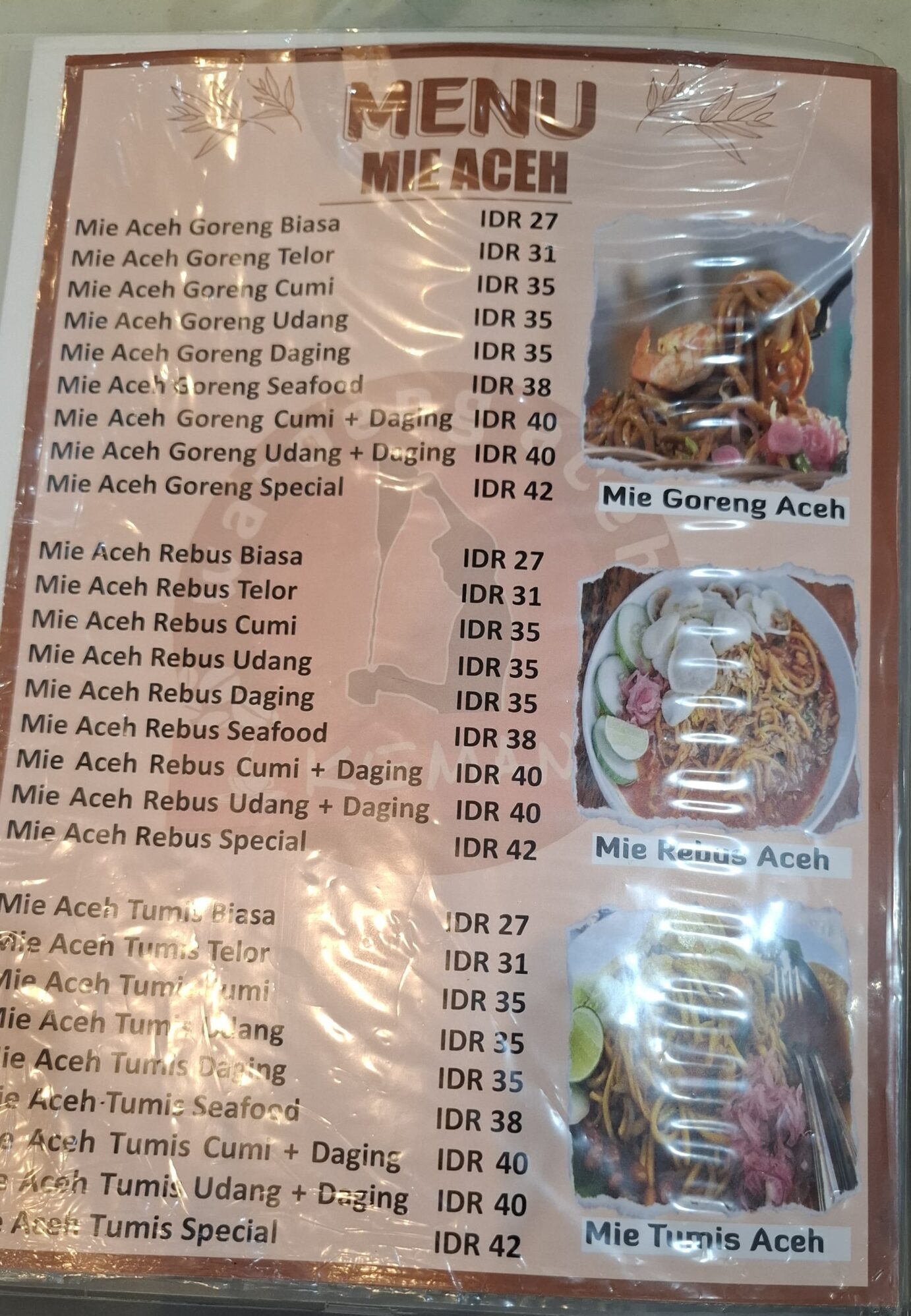 Waroeng Aceh Kemang Antasari - Jakarta Selatan